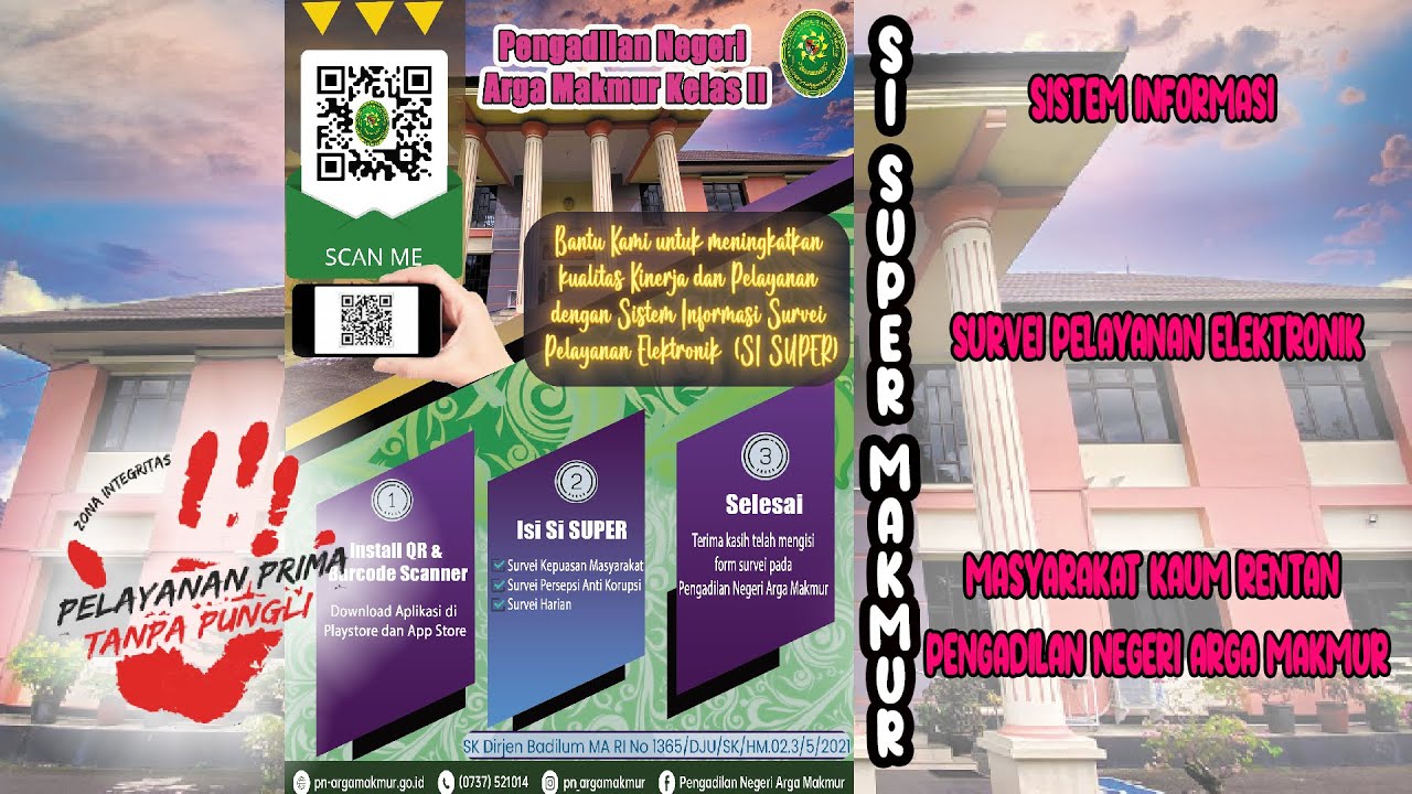 Optimalisasi Pengisian SI SUPER MAKMUR Pengadilan Negeri Arga Makmur ...