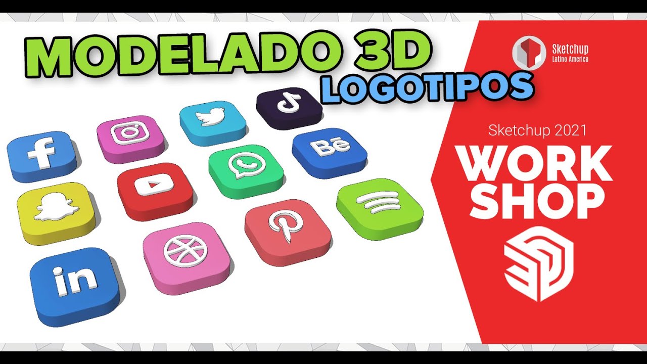 Modelado 3d - Logotipos - YouTube