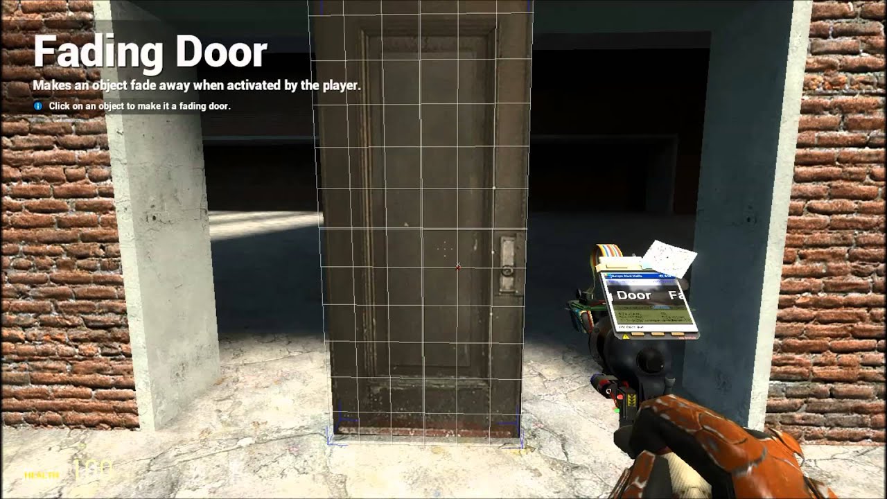 garry`s mod tutorial | Fading doors - YouTube