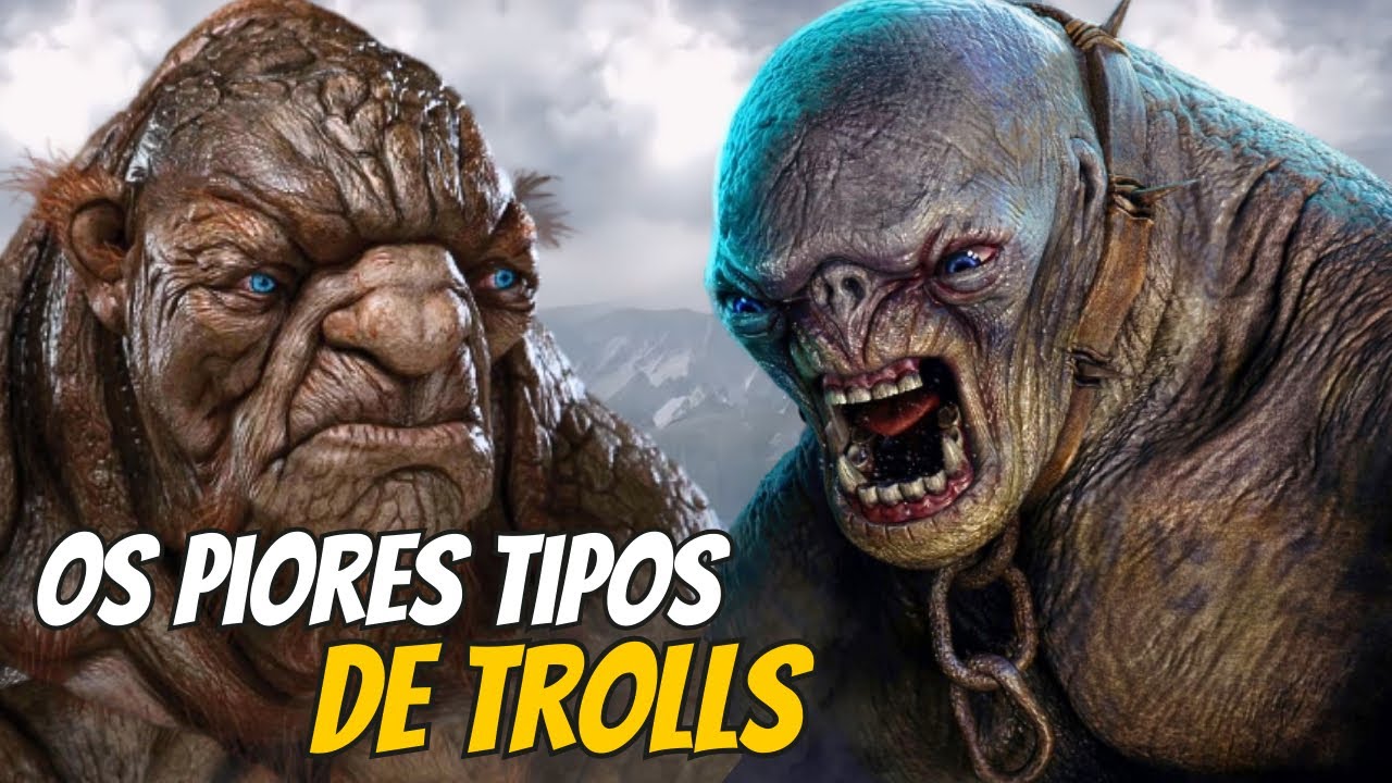 Os diferentes TIPOS de TROLLS da terra média - O Senhor dos Anéis #lotr ...