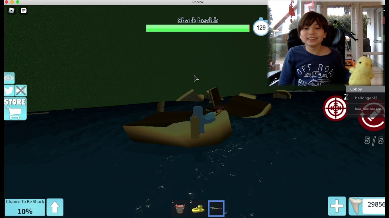 SharkBite Golden Boat vs Mosasaurus EPIC OOF - YouTube