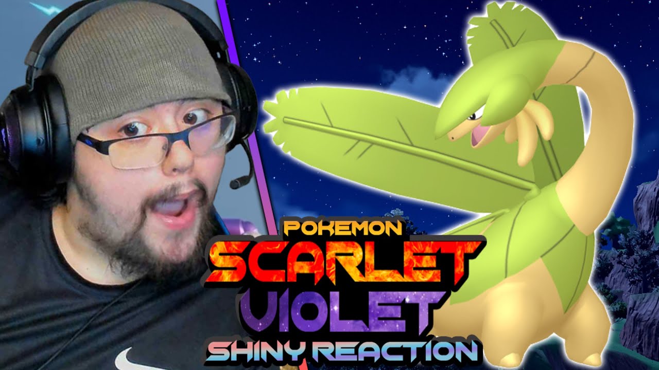 SHINY TROPIUS REACTION!!! (Pokemon Scarlet and Violet Shiny Reaction ...