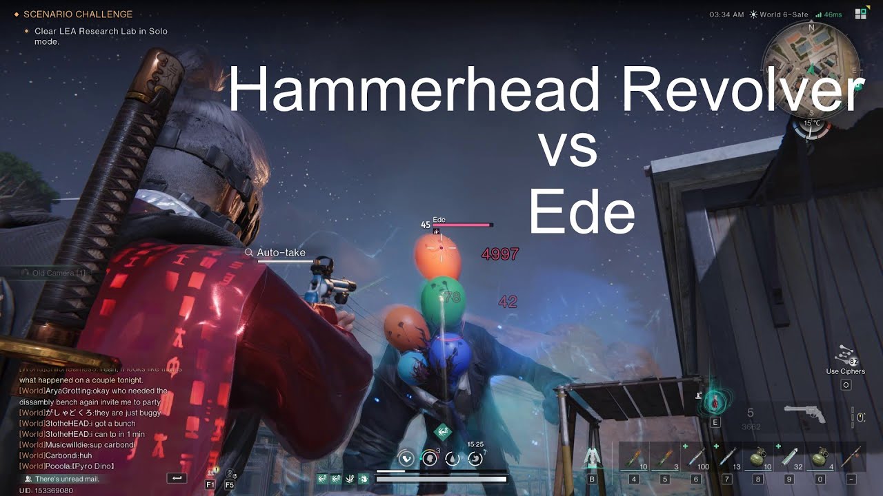 Hammerhead Revolver vs Ede - Once Human - YouTube