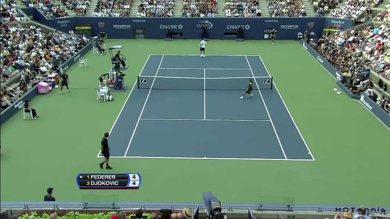 2007 US Open Final Djokovic vs. Ferderer HD Best points from Djokovic ...