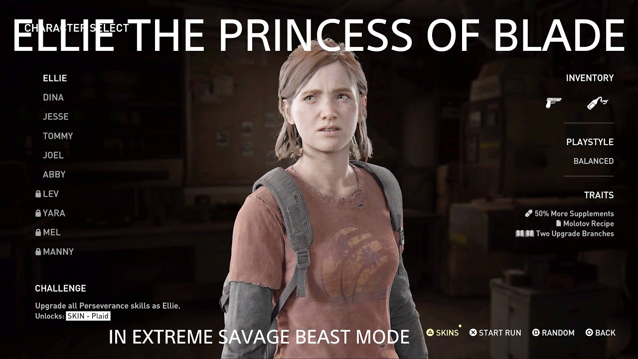 THE LAST OF US PART II REMASTERED: NO RETURN (MODERATE LEVEL) ELLIE THE ...