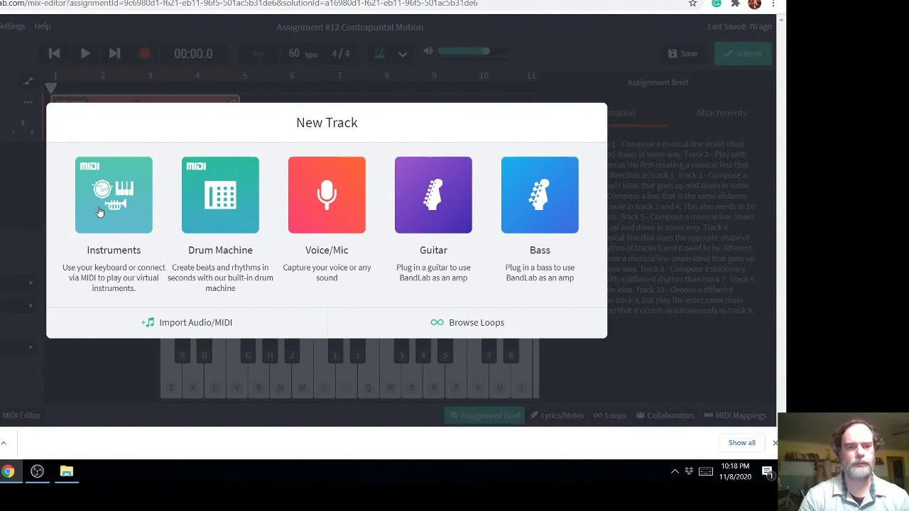 Texture Assignment #12 Contrapuntal Motion - YouTube