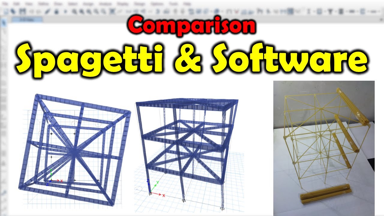 Spaghetti Structure Moment Frame Torsional Irregularity - YouTube