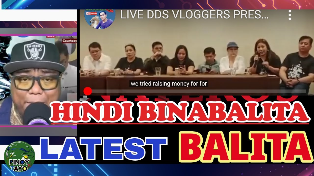 BOSS DADA | PRESSCON NG MGA VLOGGERS HINDI BINALITA NG MAINSTREAM MEDIA ...