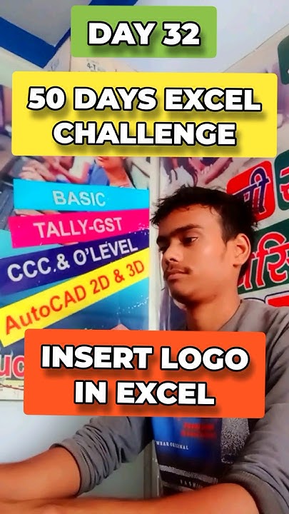 How to Insert company logo in Ms excel #excel365 #pc #computer #tricks ...