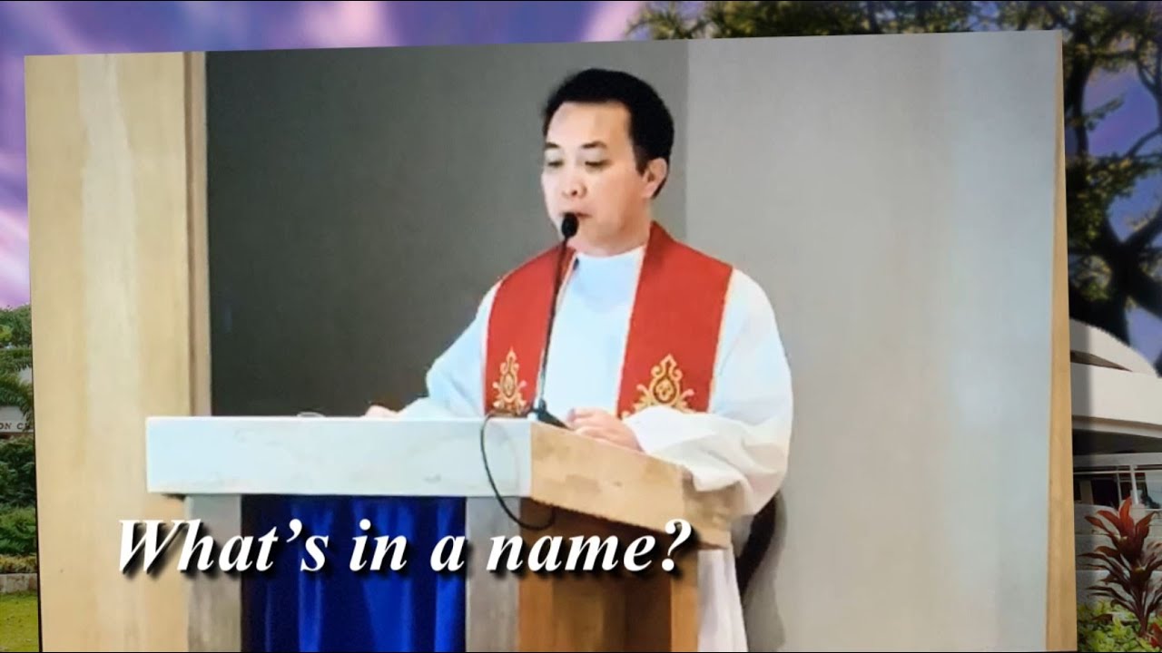 Fr. Ricky Montañez’ “What’s in a Name?” Send Off video - YouTube