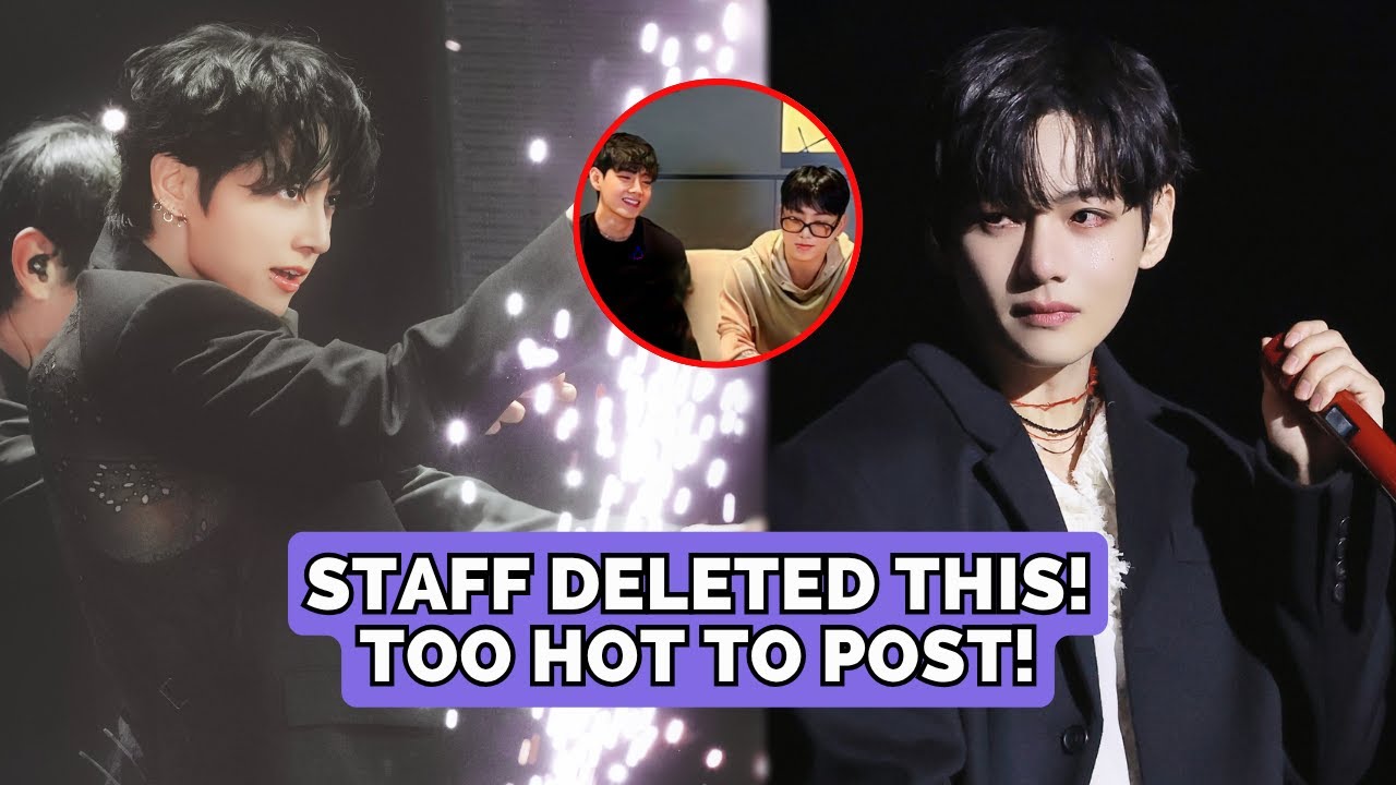 😱 Caught on Camera! Jungkook & Taehyung’s “Too Hot” Moment the Staff ...