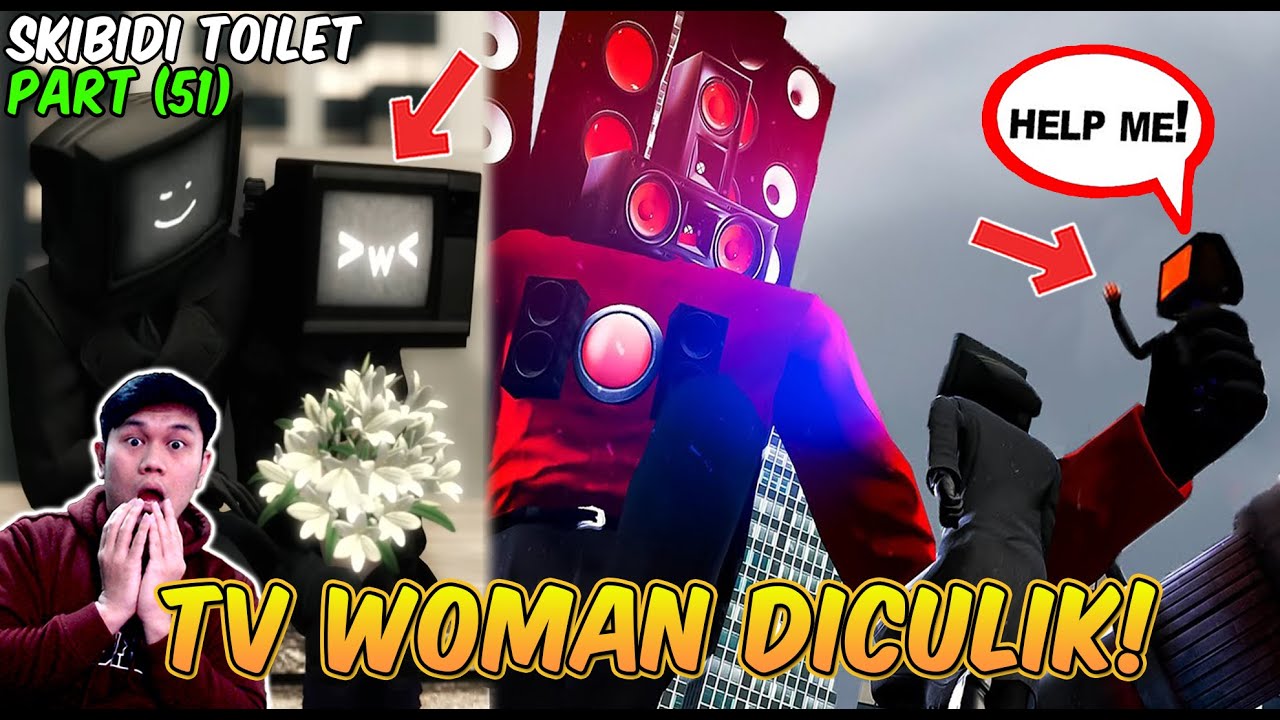 Episode Baru Skibidi Toilet Tv Woman Di Culik Titan Speakerman Reaction