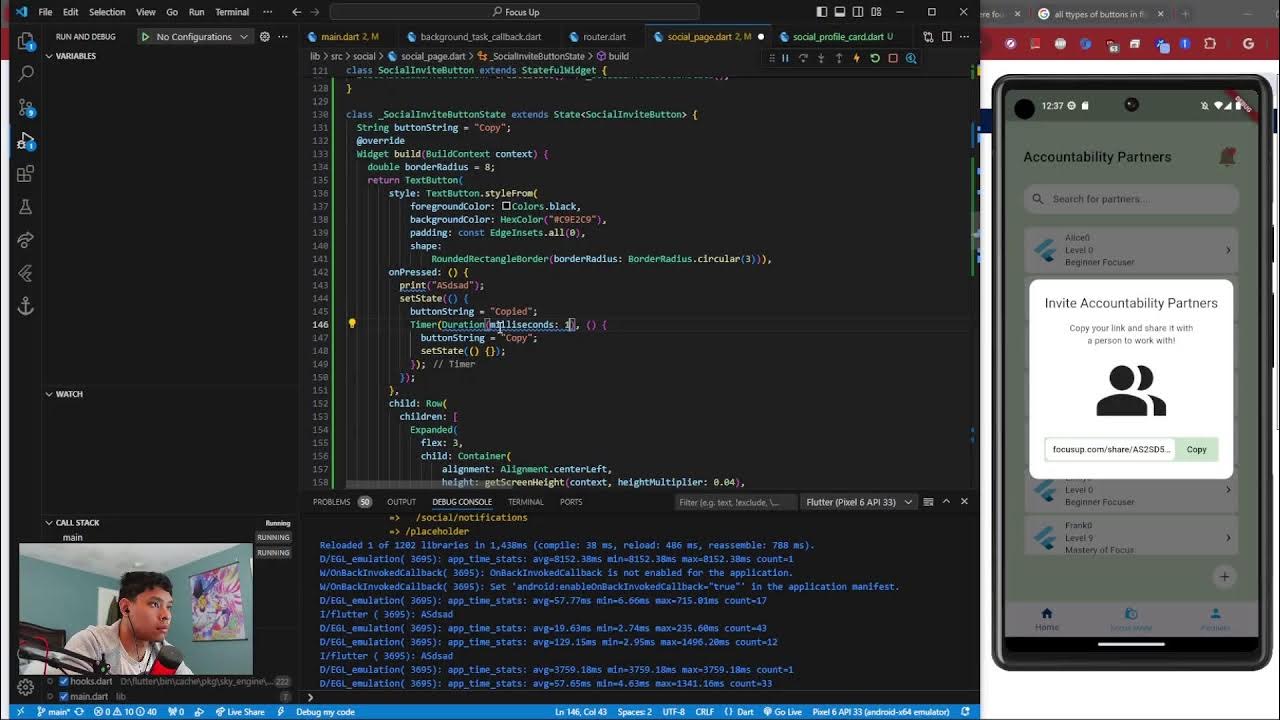 Software Engineer Coding A Productivity Mobile App in Flutter | Code With Me! - YouTube
