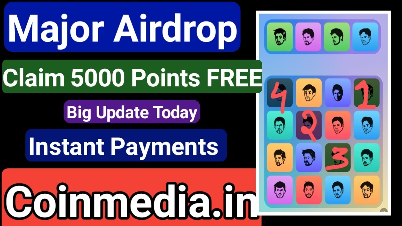 Today Major Durav Puzzle Code | Claim 5000 Points Instantly | Major Big ...