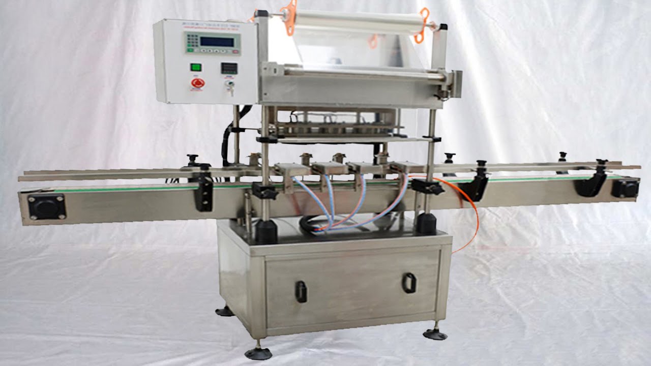 linear jars sealing machine auto three heads wide-mouth bottle heat ...