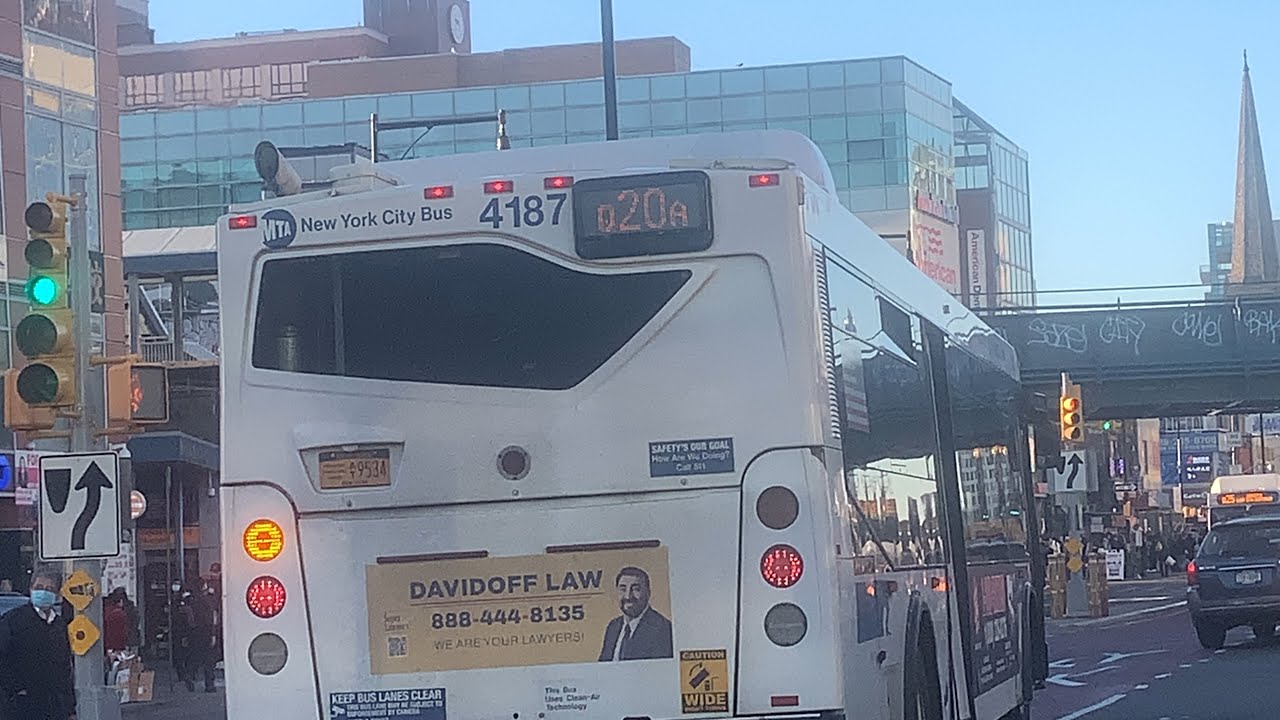 2009 NG 4187 on the Q20A departing Main Street and Kissena Blvd - YouTube