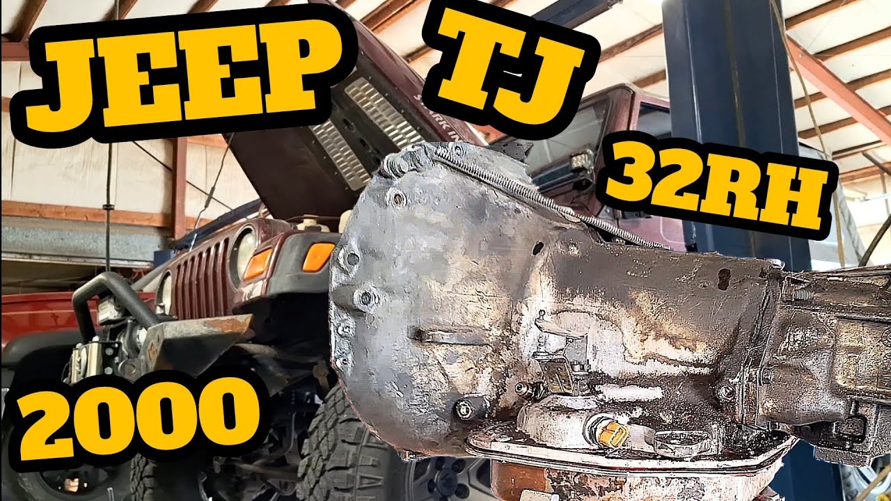 2000 Jeep Wrangler Transmission removal. (32RH) - YouTube
