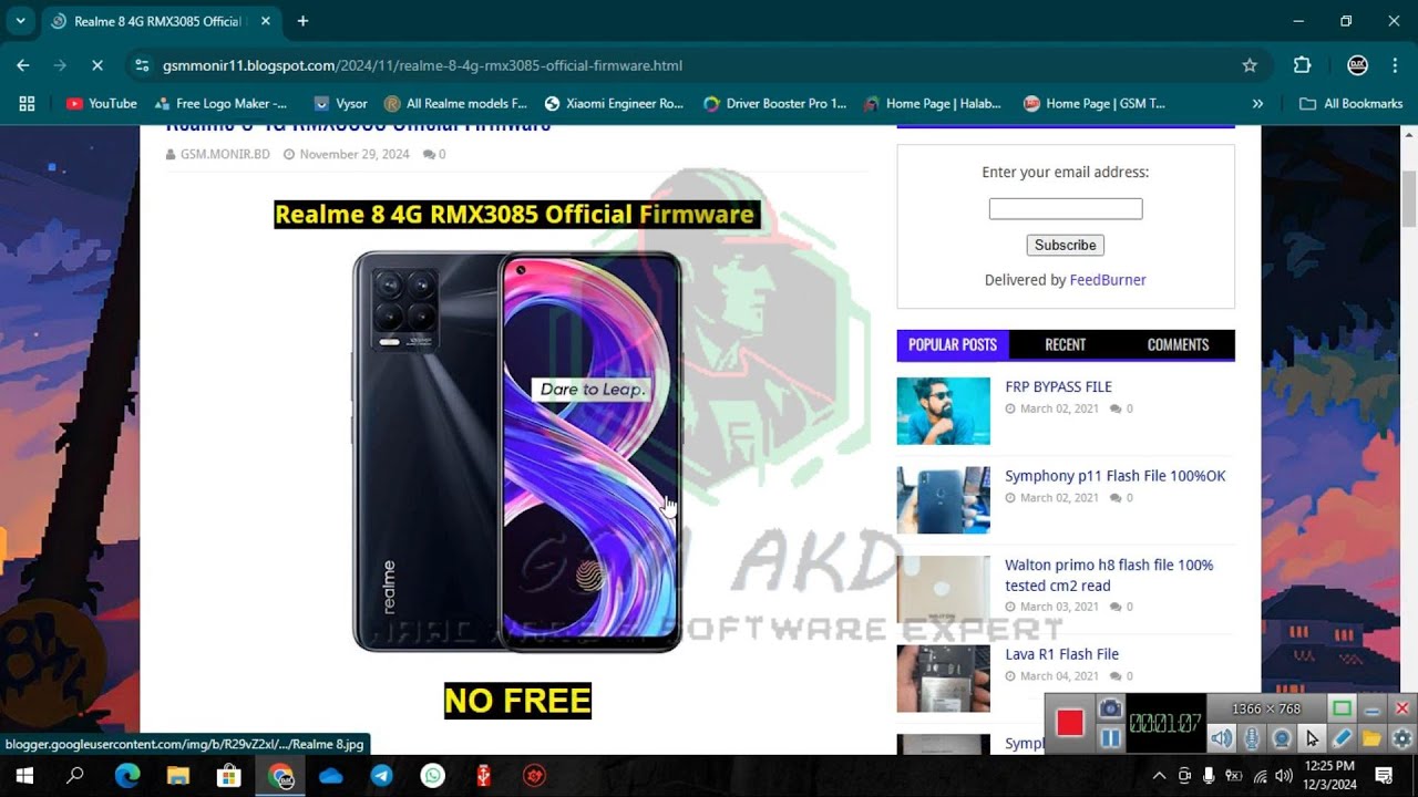 Realme 8 4G RMX3085 Official Firmware #firmware #flashfile - YouTube