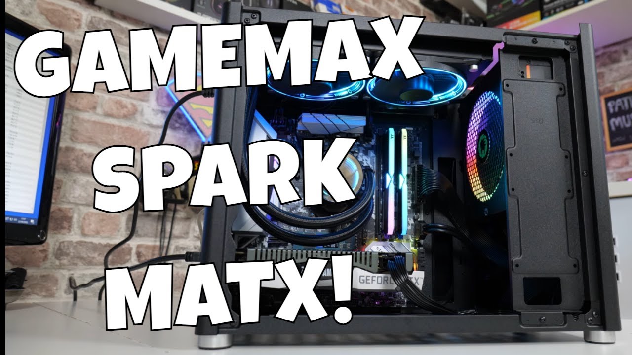 Gamemax SPARK Micro ATX Vertical AIRFLOW Case - YouTube