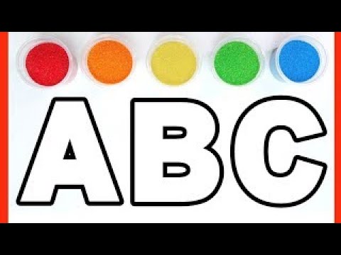 Learn ABC , Painting and Colouring for Kids & Toddlers | Draw, Paint ...