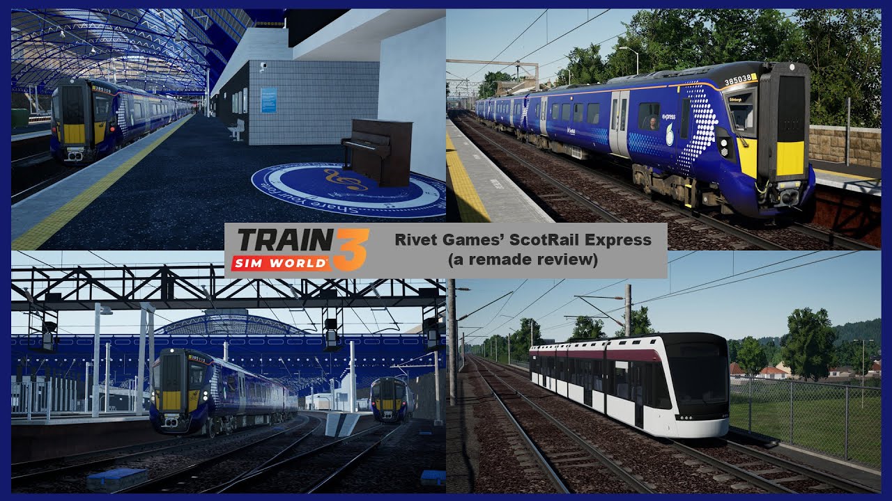 ScotRail Express Review (remade) ~ Train Sim World 3 - YouTube