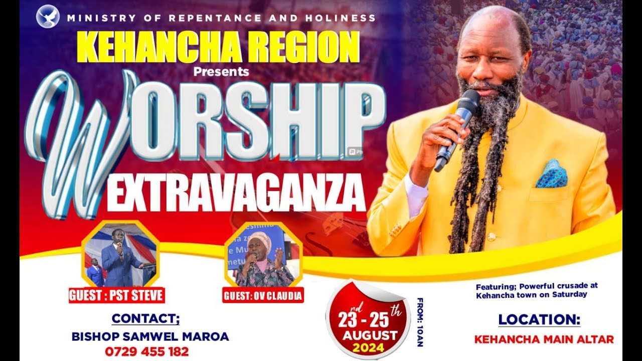 KEHANCHA WORSHIP EXTRAVAGANZA - 23RD AUG 2024 - YouTube