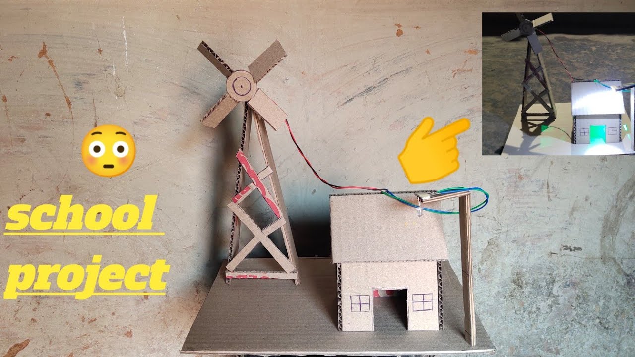 amazing Wind generator mobel made with recyclable material || - YouTube