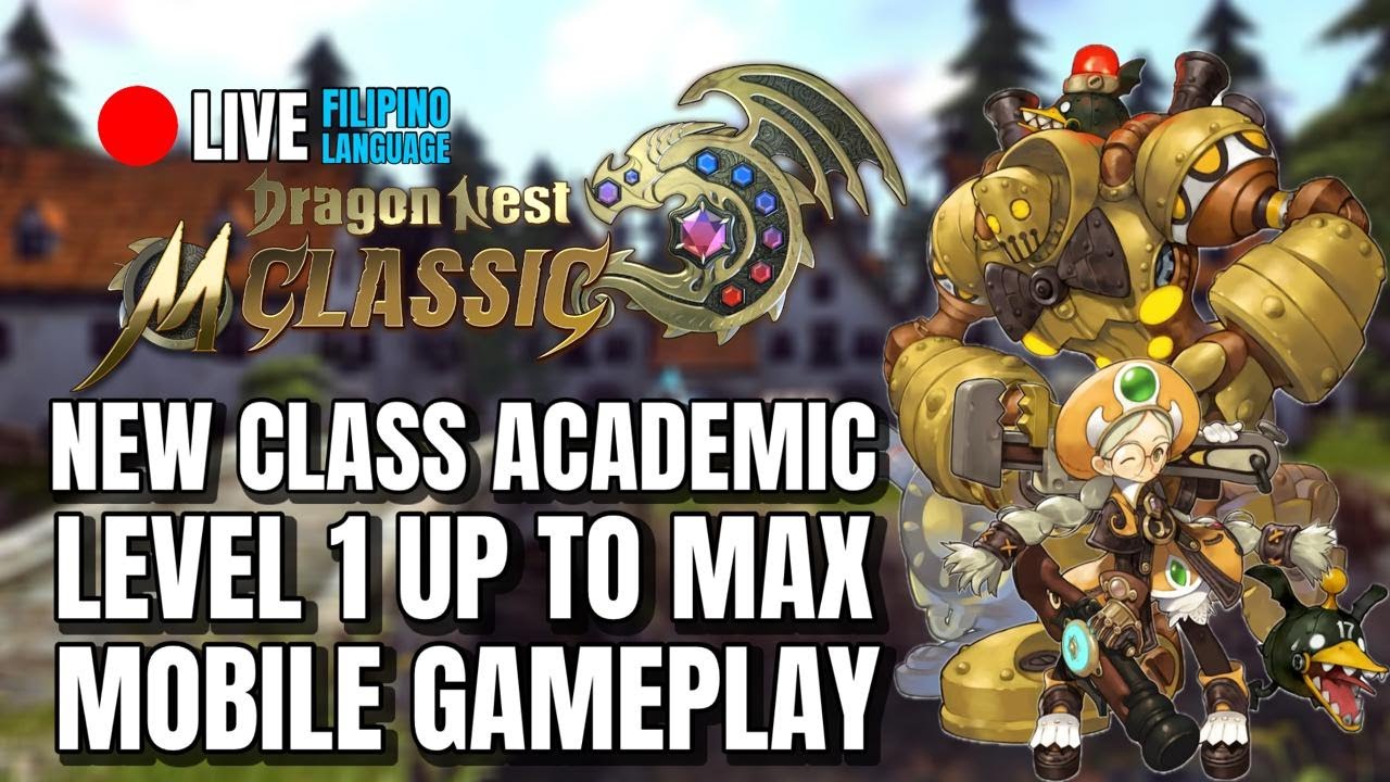 🔴 Leveling Academic mobile gameplay | Dragon Nest M: Classic - YouTube