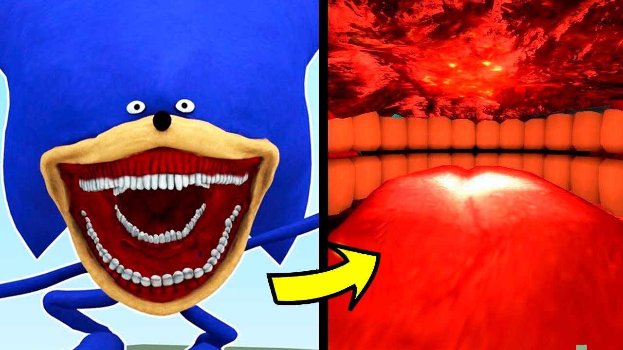 WHAT'S INSIDE THE MUTANT SONIC TAPES! in Garrys MOD - YouTube
