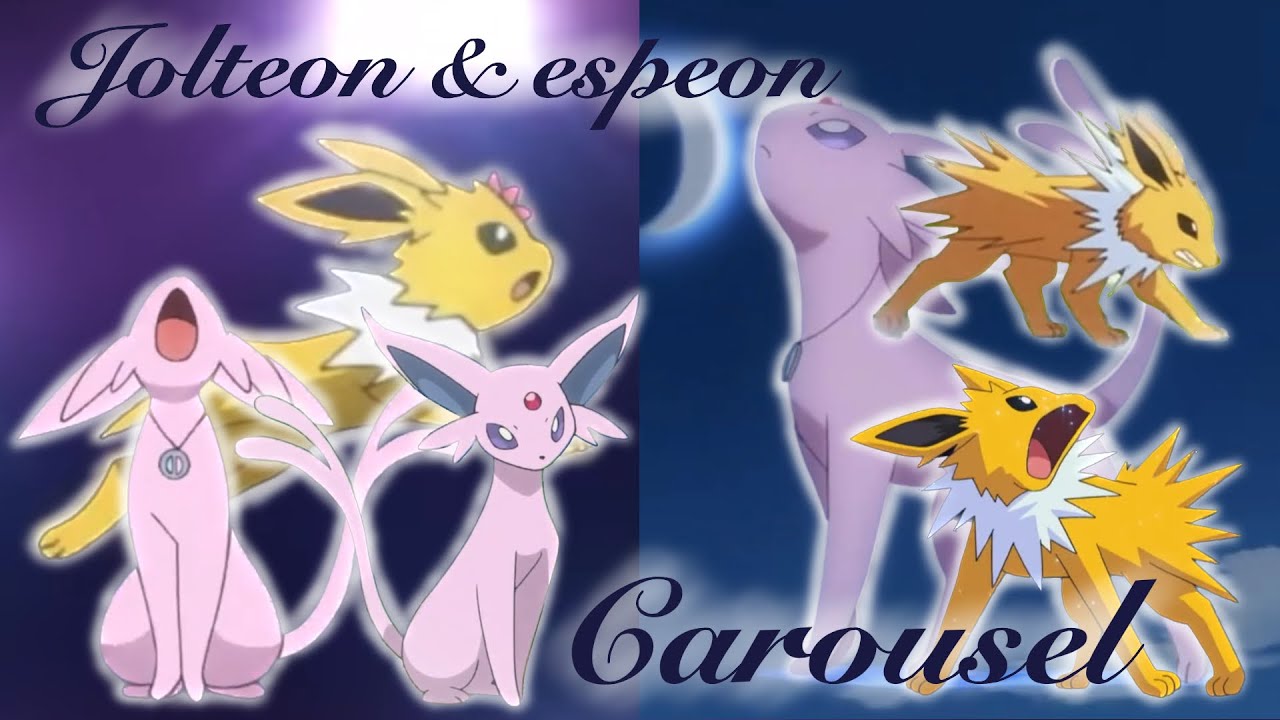 Jolteon and espeon AMV~Carousel - YouTube