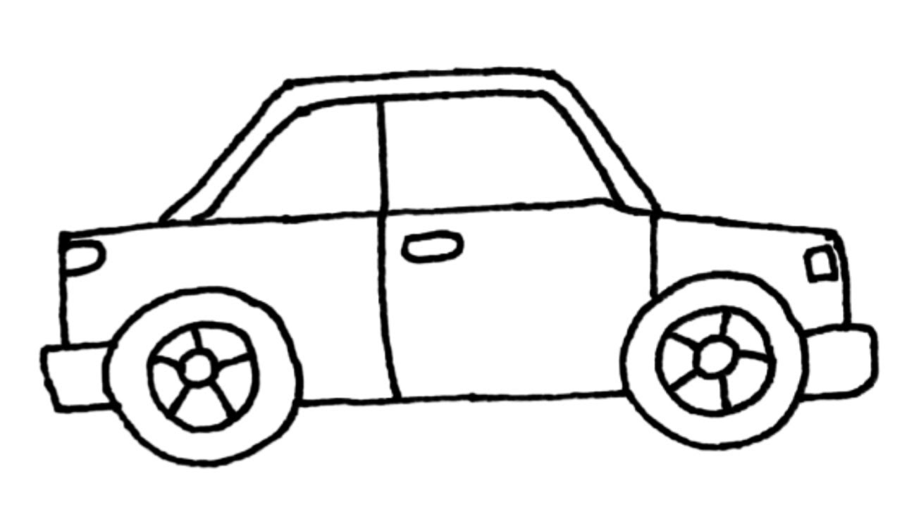 drawing a car easy step by step Mr Drawtoon - YouTube