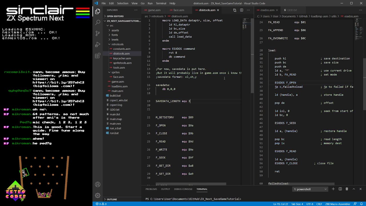 ZX Next Dev - Reading/Writing Disk Data -How To Create a Save Game ...