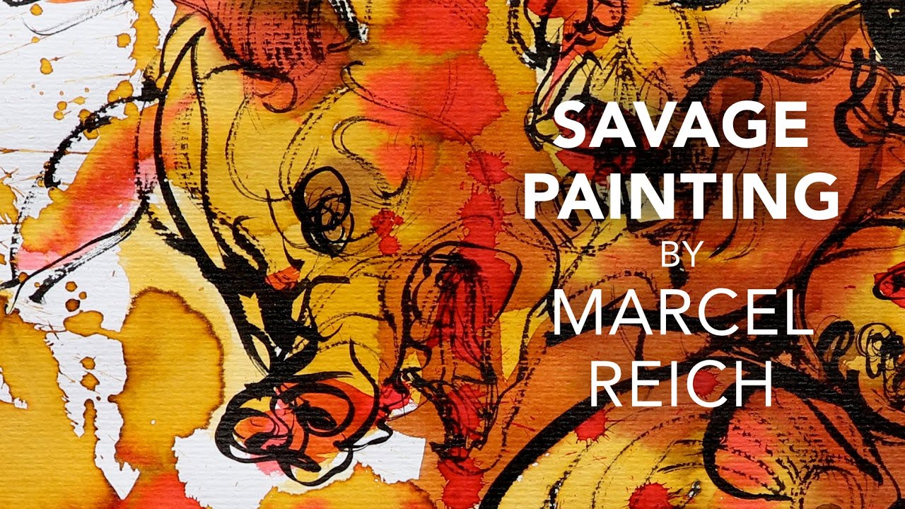 Live Creation of an Expressive Piece of Art | by Marcel Reich - YouTube