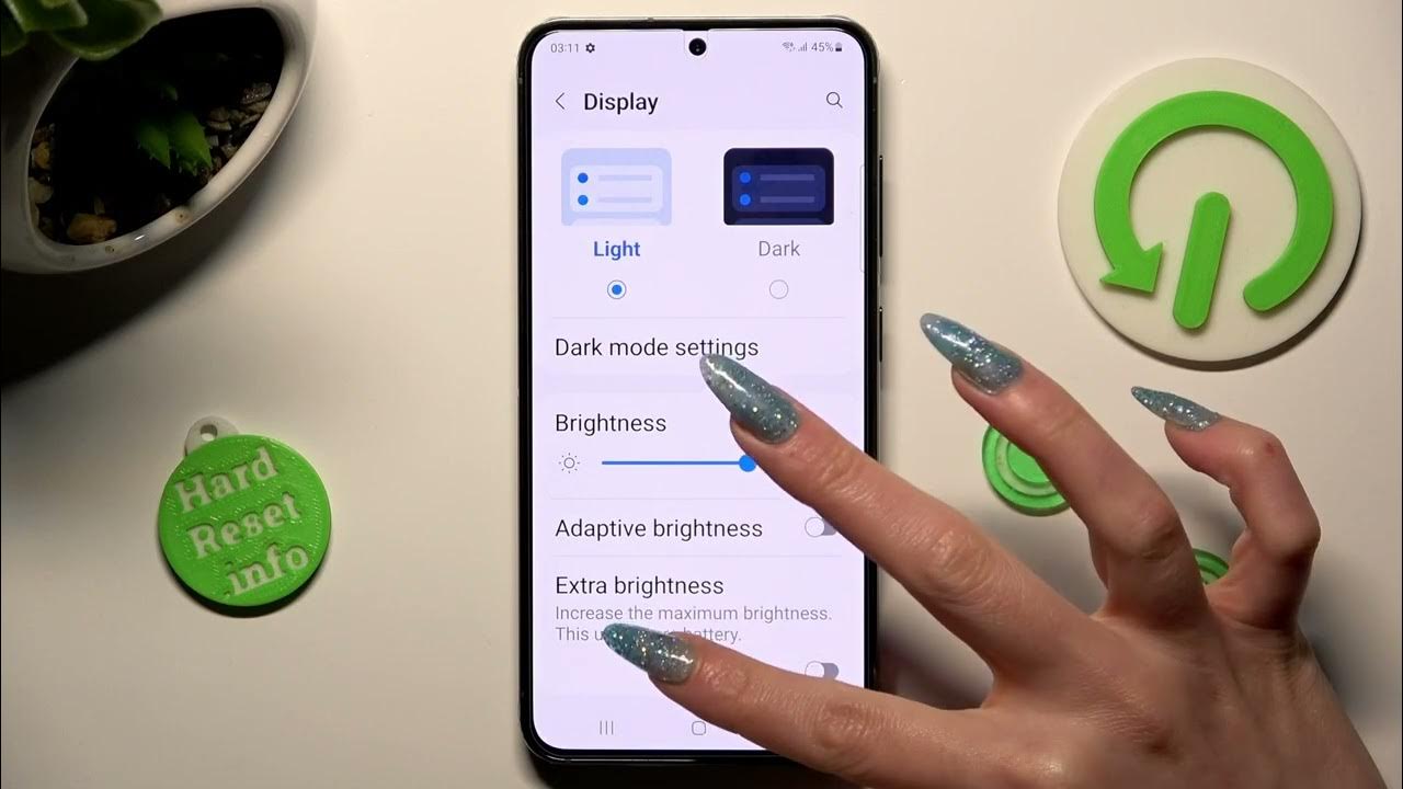 How to Change Display Refresh Rate on SAMSUNG Galaxy S23? #s23 - YouTube
