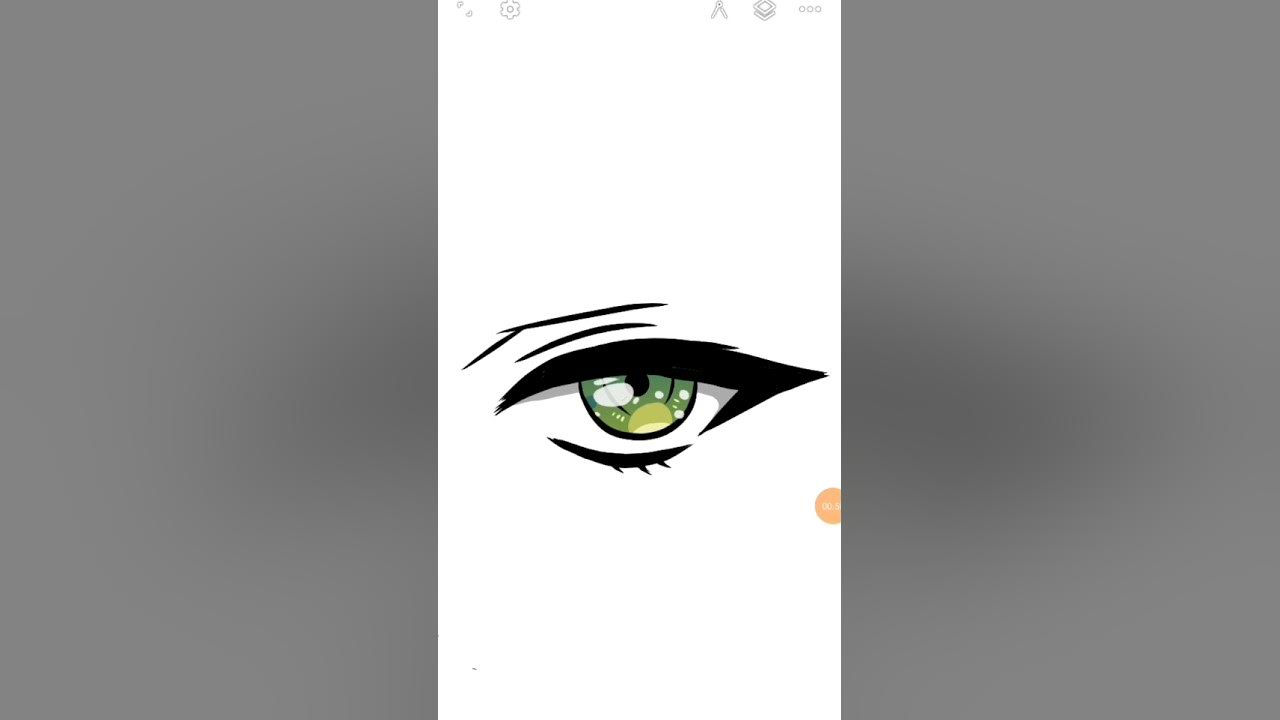 Draw beautiful eyes #short #shorts #drawing - YouTube