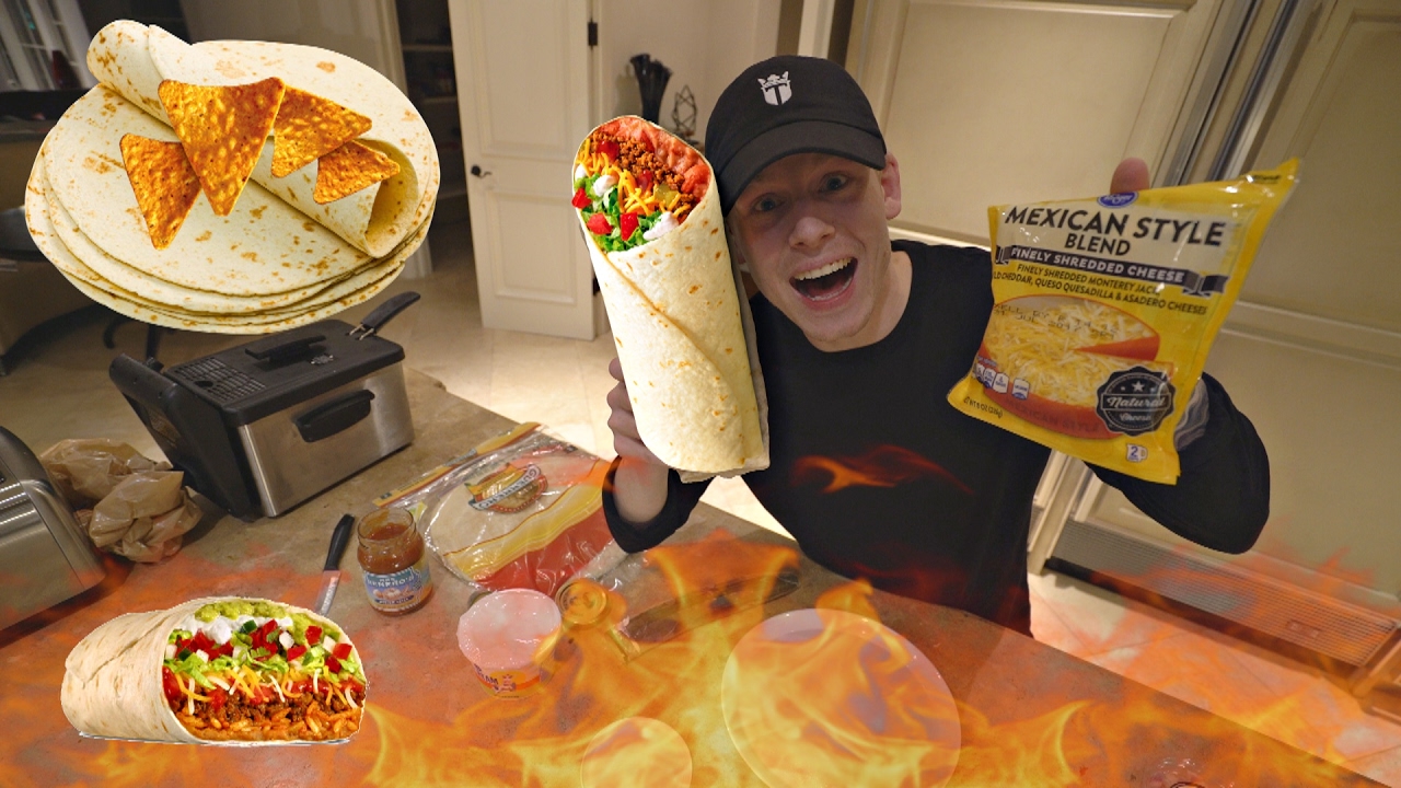 CRAZIEST BURRITO EVER... OMG!!! - YouTube