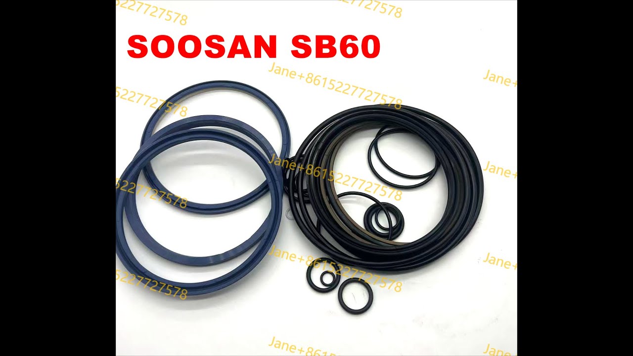 SOOSAN SB60 Breaker Seal Kit C2X001 C21011 SB60TSP SQ60 #sealkit - YouTube