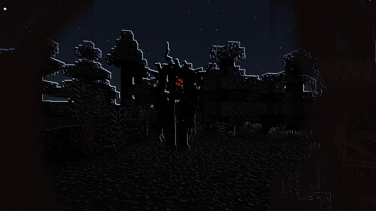 The red anomaly v2 test 1 #addon #minecraft #monster - YouTube