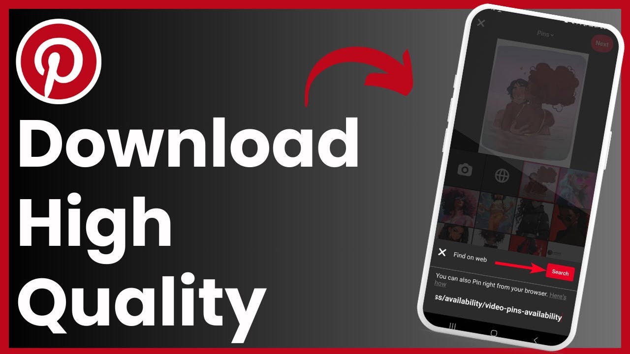 How To Download High Quality Images From Pinterest ! - YouTube