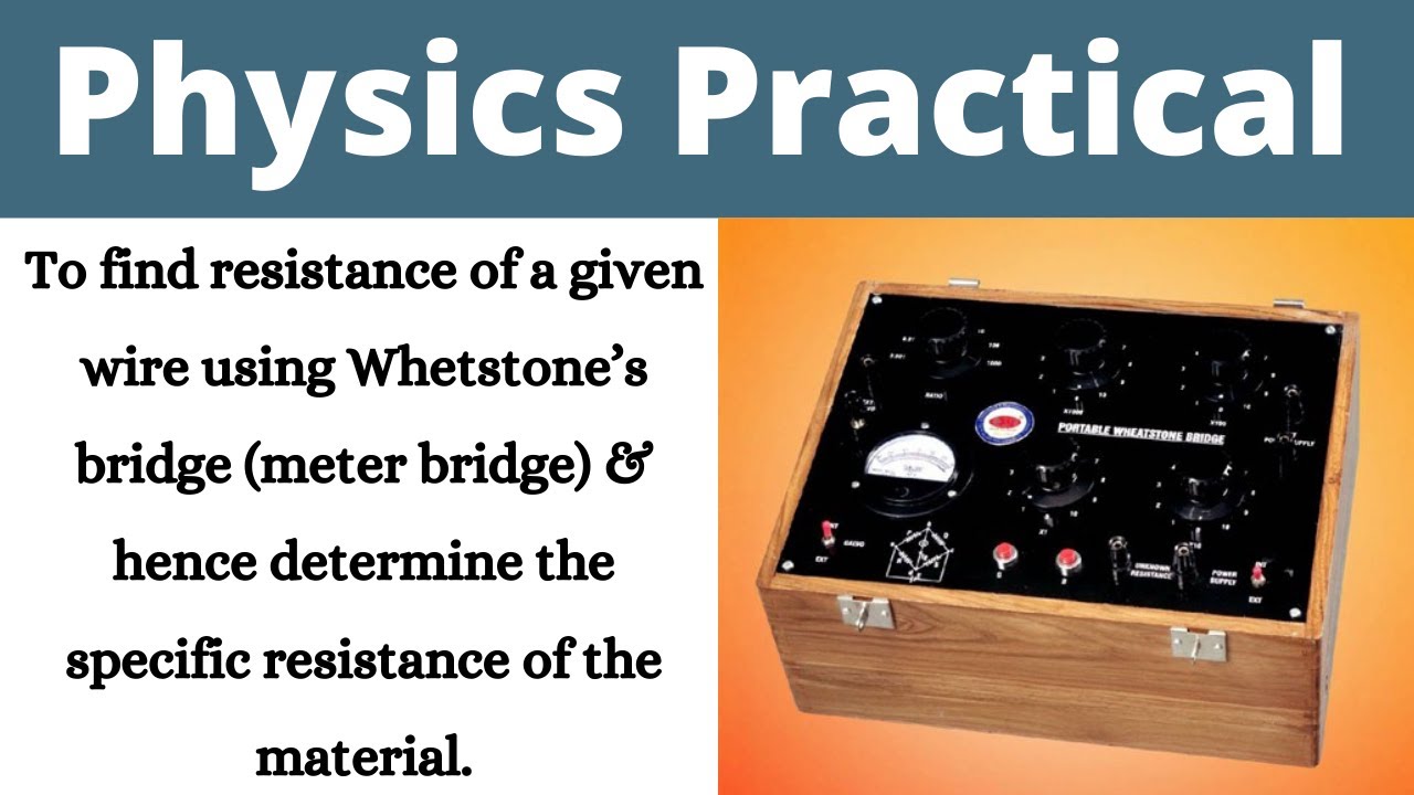 To find resistance of wire using Meter bridge & hence determine the ...