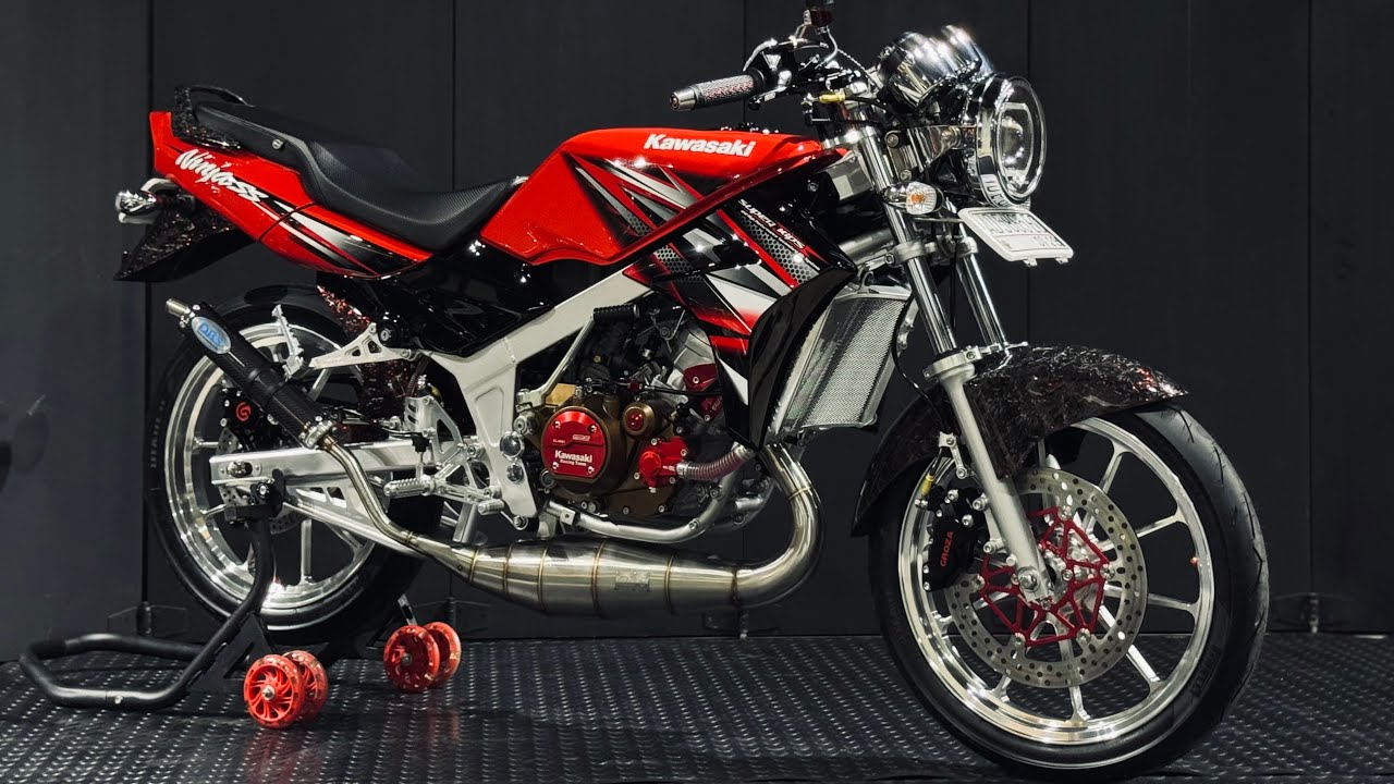 NINJA SS MERAH RESTORASI MODIF || BADAS GARAGE - YouTube