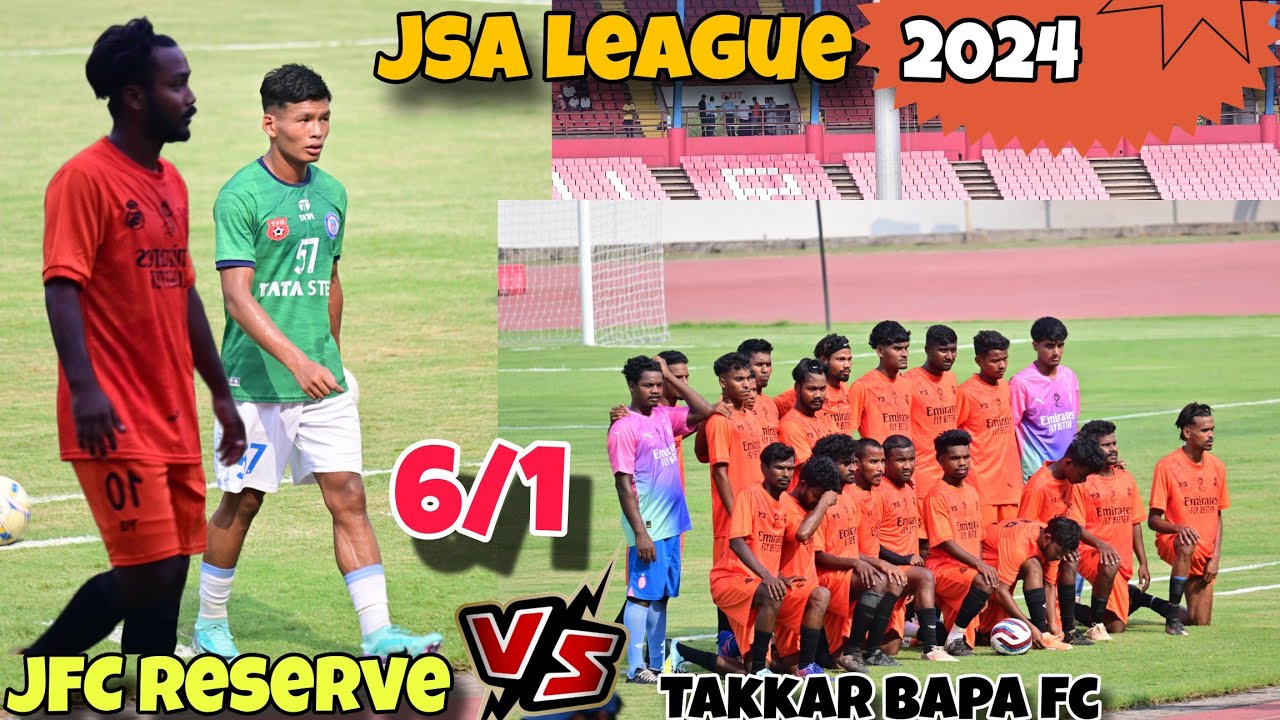 JFC football Reserve(6-1) Takkar Bapa fc Jsa premier division league ...