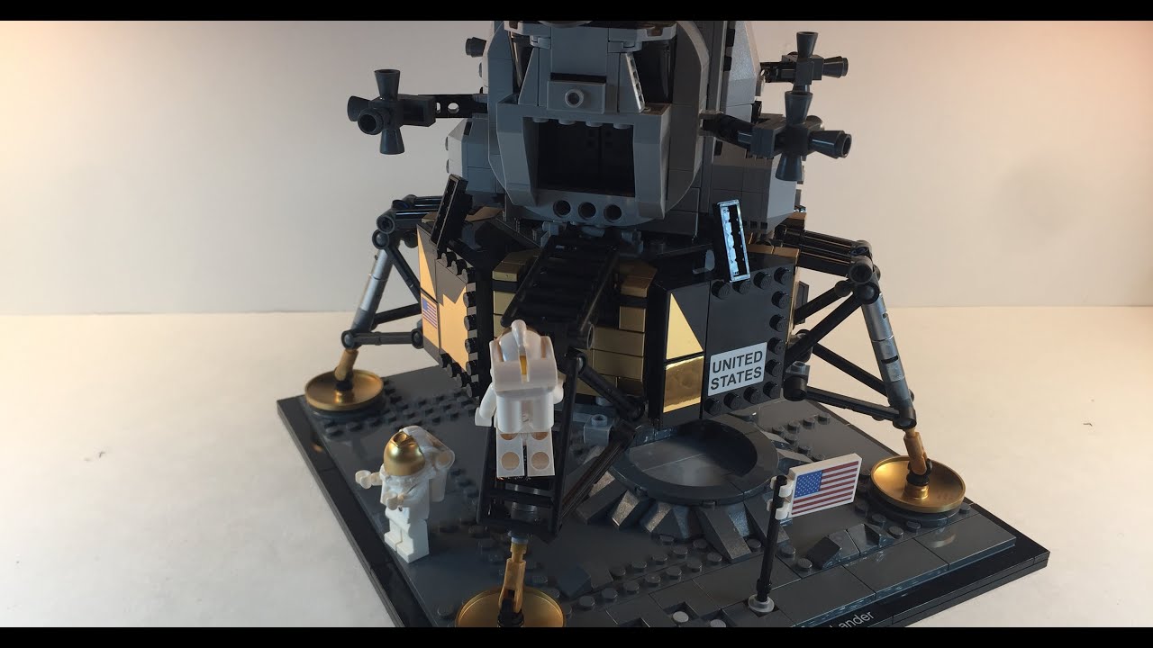 Episode Eleven: Lego NASA Apollo 11 Lunar Lander, 10266, speed build, w ...