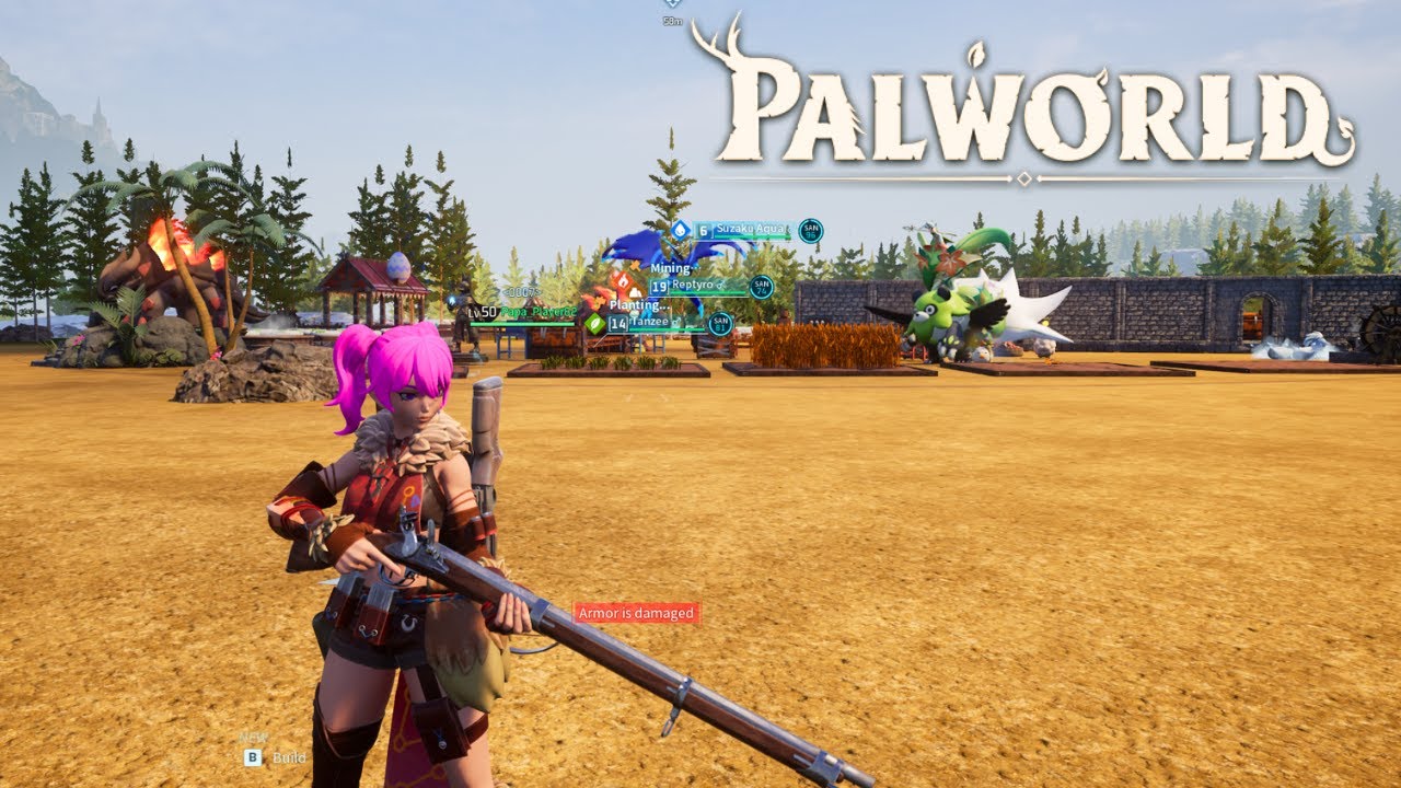 I BUILT A CASTLE FOR MY LEGENDRY PARLS | PALWORLD - YouTube