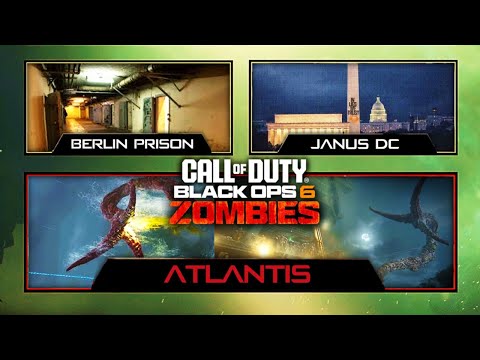 Black Ops 6 Zombies ALL 4 DLC Maps Announced - Original Maps, Outbreak ...