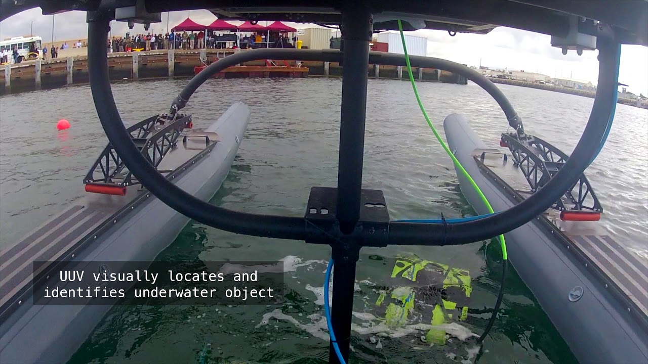 Multi-domain WAM-V UMS: ROV Mission - YouTube