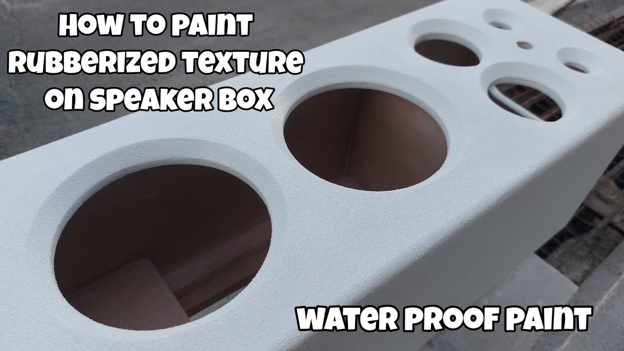 Texture Paint Water Proof Rubberized | Easy and simple way - YouTube