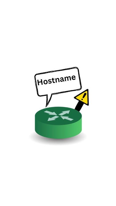 How to configure hostname on Cisco router #ccna #ciscopackettracer # ...