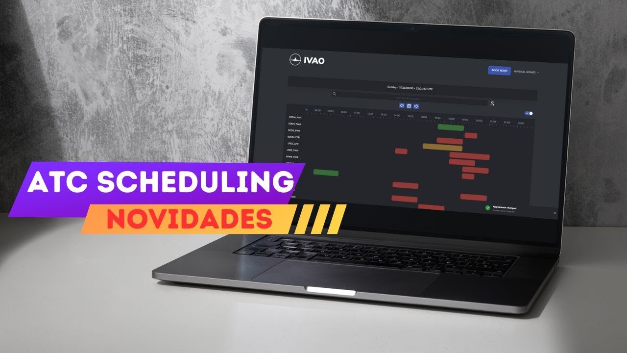 Novo "ATC Scheduling System" da IVAO | Novo site de reserva ATC - YouTube