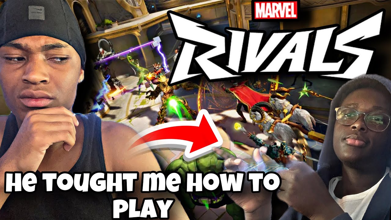 so cedric taught me how to play marvel rivals and im addicted - YouTube